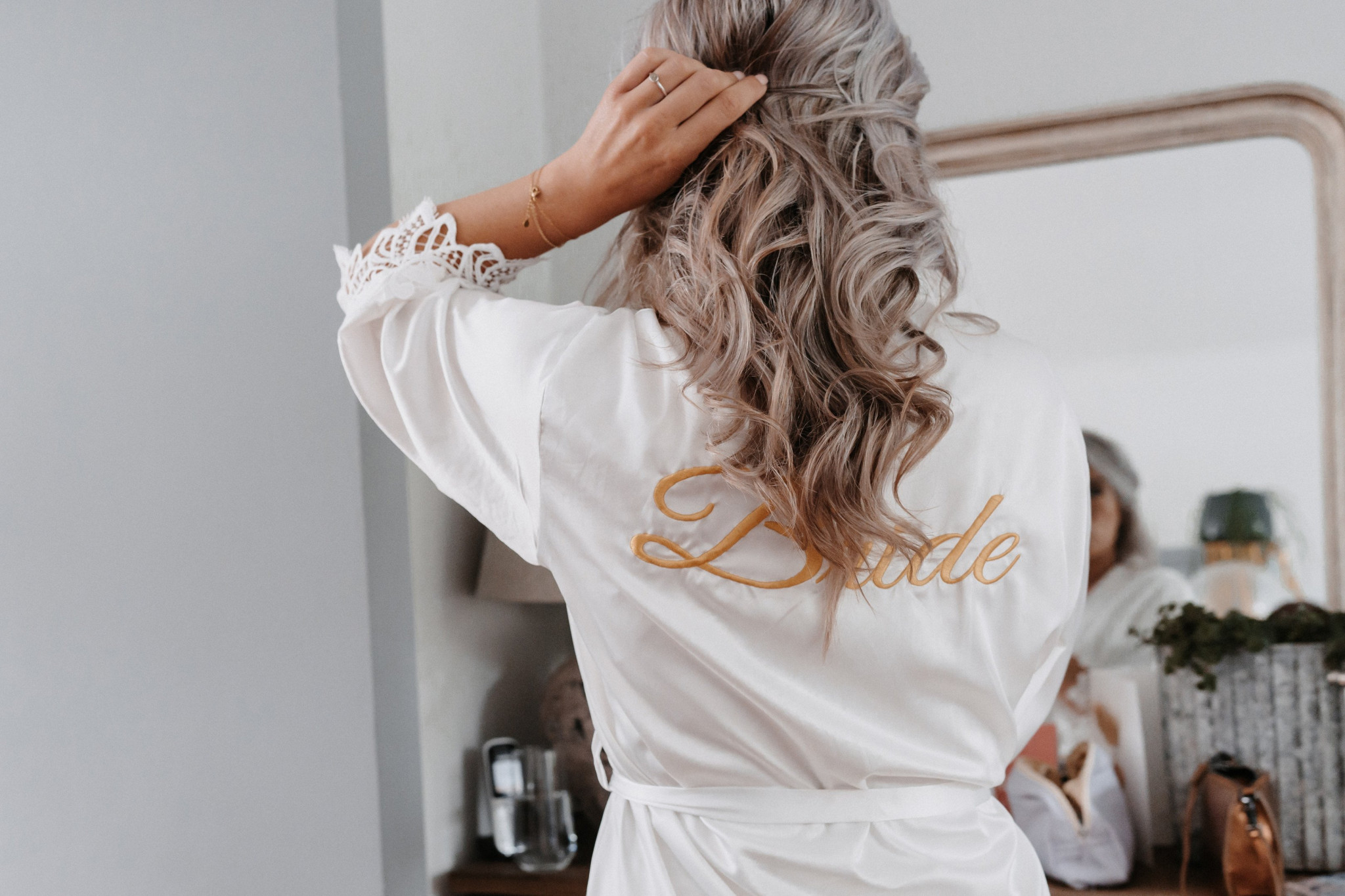 Bridal kimono | Inspiratie voor een satijnen badjas | ThePerfectWedding.nl