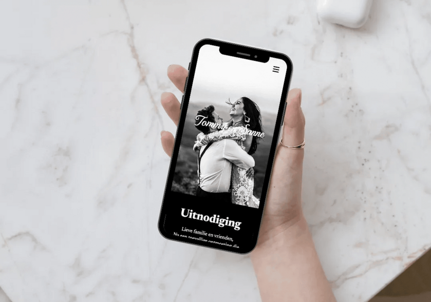 Bruiloft website | Dit moet erop staan & zo maak je 'm ...